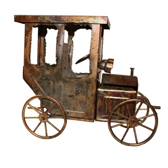 Unbranded | Accents | Vtg Antique Model T Car Musical Copper Tin Metal ...